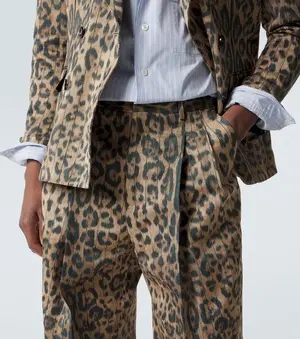Dolce & Gabbana Cotton-blend Straight Pants