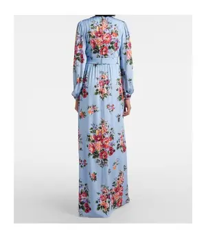 Dolce & Gabbana Floral Silk-blend Gown