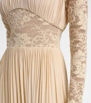 Zimmermann Rebellion Draped Lace Gown