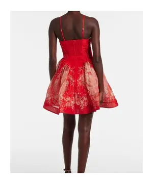 Zimmermann Rebellion Linen And Silk Minidress