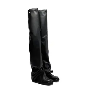 Attico Versatile Casual Knee-high Boots - Black