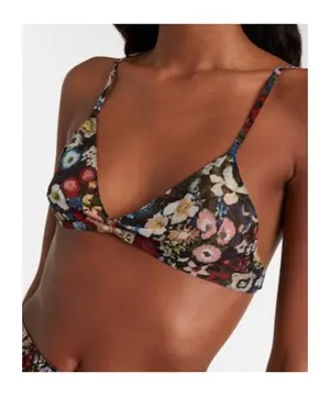 Khaite Talita Floral Silk Bra