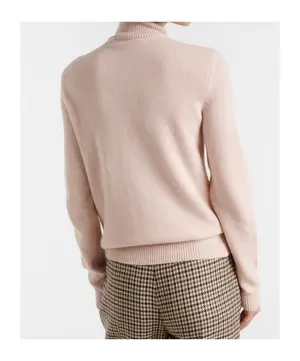 Valentino Garavani Cutout Gathered Virgin Wool Turtleneck Sweater