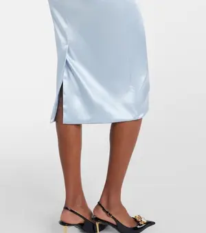 Dolce & Gabbana Satin Midi Dress