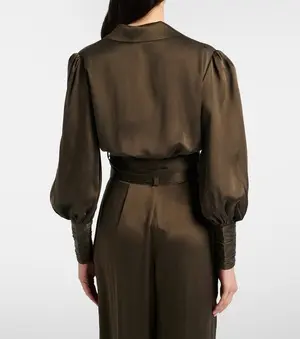 Zimmermann Silk Wrap Top