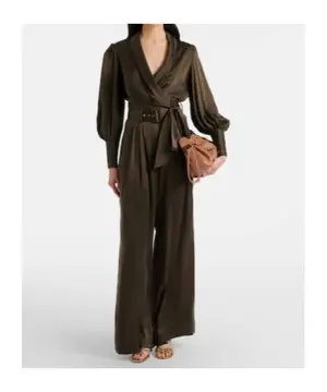 Zimmermann Silk Wrap Top