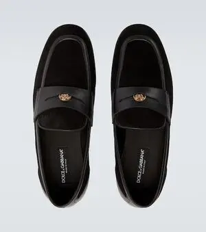 Dolce & Gabbana Ariosto Logo Detail Loafers
