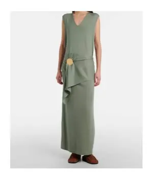 JIL SANDER Sabot Suede Mules