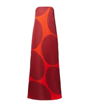 Dries Van Noten Printed Dress - Red