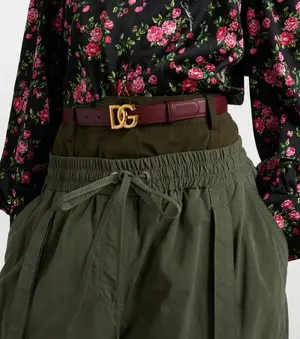 Dolce & Gabbana Dg Leather Belt
