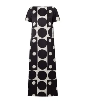 Dries Van Noten Printed Pattern Dress - Black