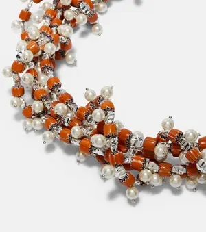 Dries Van Noten Embellished Beaded Necklace