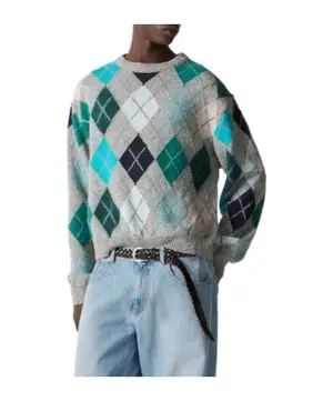ERL Diamond Pattern Sweater