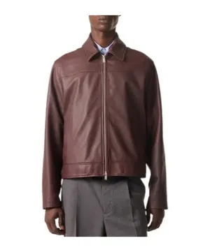 LARDINI Zip Leather Jacket