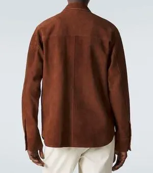 LARDINI Suede Shirt Jacket