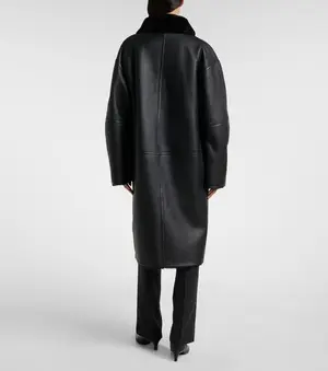TOTEME Shearling-lined Leather Coat