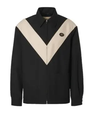 Valentino Garavani Vlogo Gabardine Jacket - Black