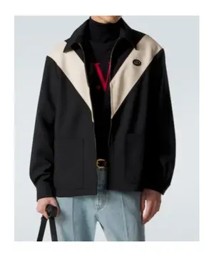 Valentino Garavani Vlogo Gabardine Jacket