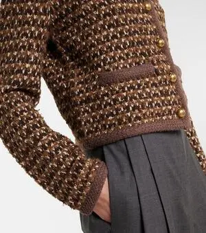 Altuzarra Conroy Tweed Jacket - Brown
