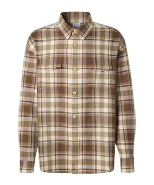 Visvim Vintage Plaid Wool Shirt - Brown