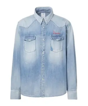Visvim Pure Cotton Denim Shirt - Blue