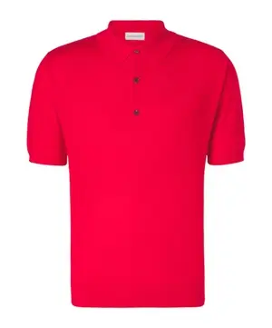 Dries Van Noten Wool Polo Shirt - Red