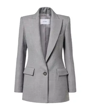 Alex Perry Single-breasted Blazer - Gray