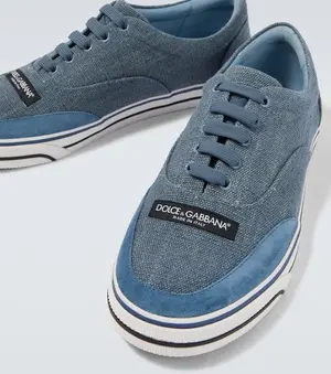Dolce & Gabbana Suede-trimmed Sneakers