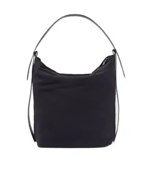 Studio Nicholson Airport Leather-trimmed Tote Bag - Black