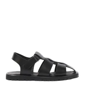 Studio Nicholson Sandom Leather Sandals - Black