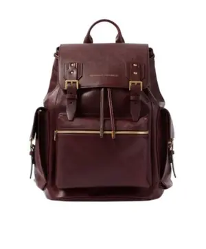 Brunello Cucinelli Leather Backpack - Black
