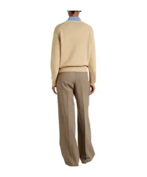 Polo Ralph Lauren Classic Cotton Crewneck Sweater With Intarsia Polo Bear Motif