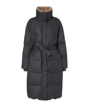 Brunello Cucinelli Long-sleeved Cotton-padded Jacket