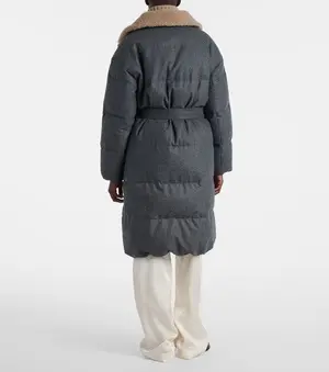 Brunello Cucinelli Long-sleeved Cotton-padded Jacket