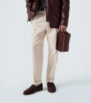 Brunello Cucinelli Leather Vanity Bag