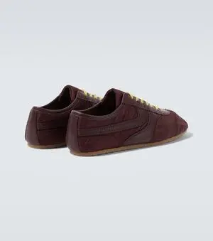 Dries Van Noten Leather-trimmed Sneakers