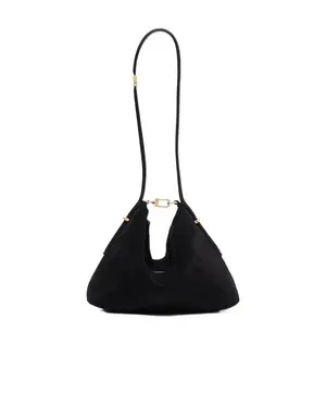 TOTEME Letter Shoulder Bag - Black