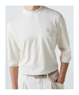Brunello Cucinelli Logo Cotton T-shirt