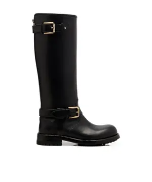 Dolce & Gabbana Round-toe Boots - Black