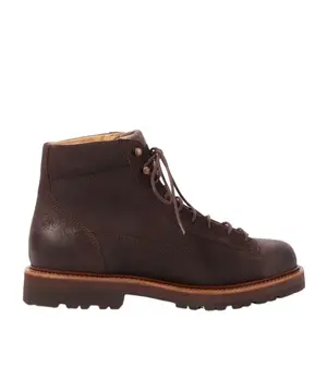 Brunello Cucinelli Leather Lace-up Boots - Brown