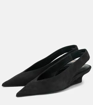 TOTEME Pointed-toe Wedge Heels