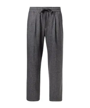 Dolce & Gabbana Elastic Waist Casual Pants - Grey