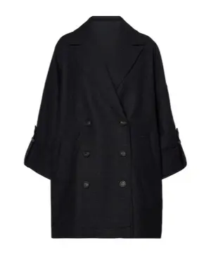 Brunello Cucinelli Oversized Wool Jacket - Black