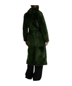 YVES SALOMON Belted Shearling Coat