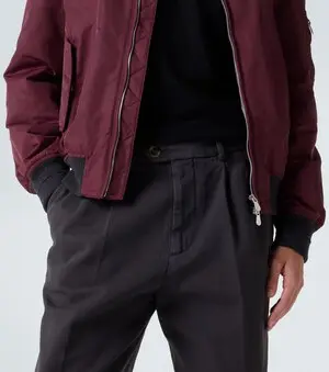 Brunello Cucinelli Cotton Straight Pants