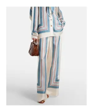 Zimmermann Printed Silk Wide-leg Pants