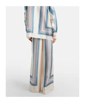 Zimmermann Printed Silk Wide-leg Pants