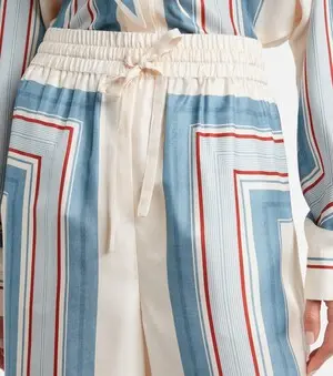 Zimmermann Printed Silk Wide-leg Pants