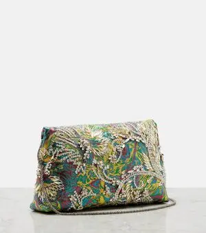 Dries Van Noten Small Jacquard Clutch