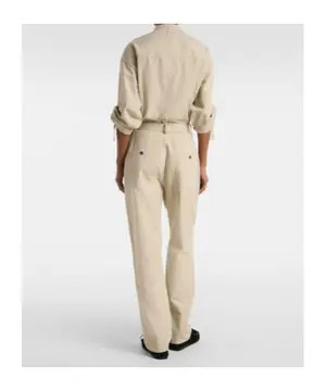 Isabel Marant Étoile Belted Cotton And Linen Jumpsuit